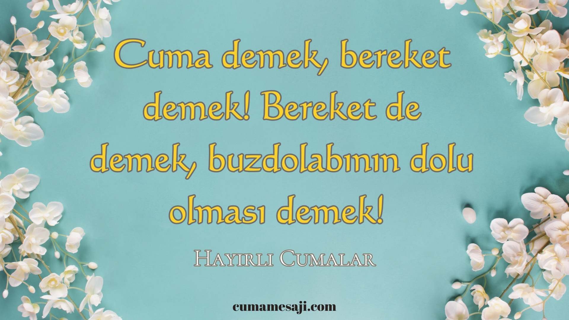 Komik Cuma Mesajları, Resimli, Neşeli ve Esprili - Cuma Mesajı