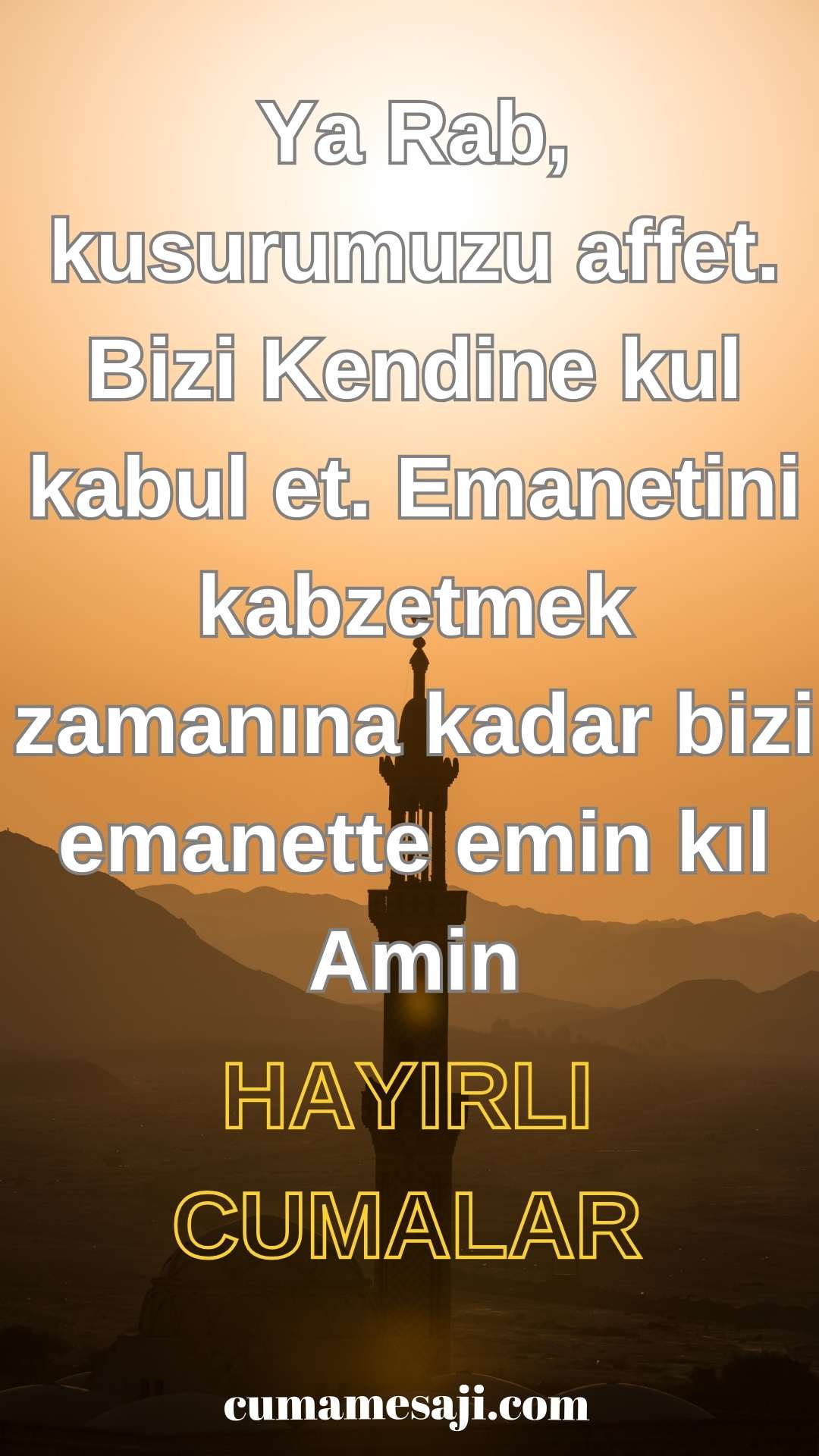 100+ Resimli En Özel Cuma Mesajları - Cuma Mesajı