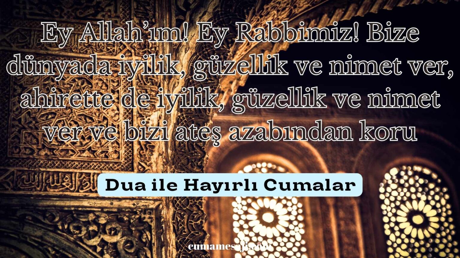 100+ Resimli En Özel Cuma Mesajları - Cuma Mesajı