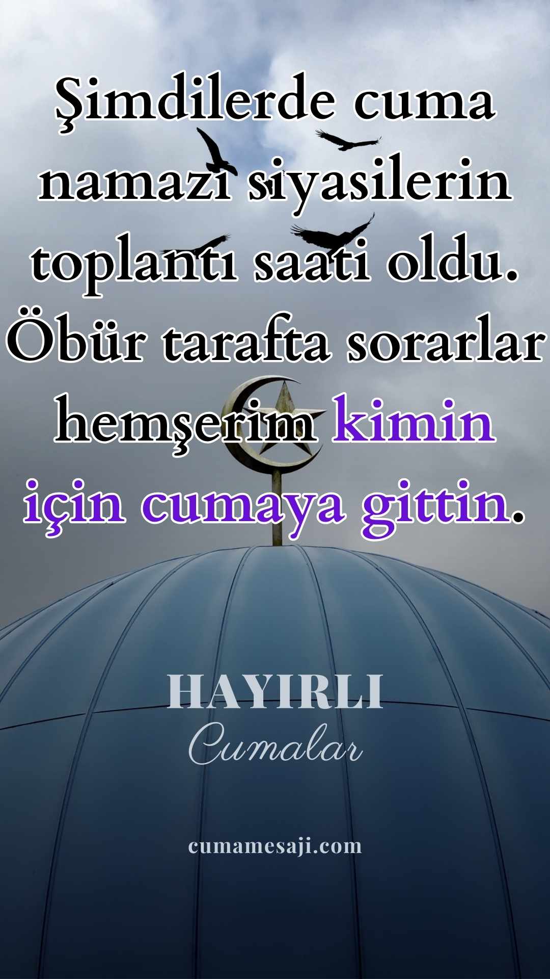 Komik Cuma Mesajları, Resimli, Neşeli ve Esprili - Cuma Mesajı